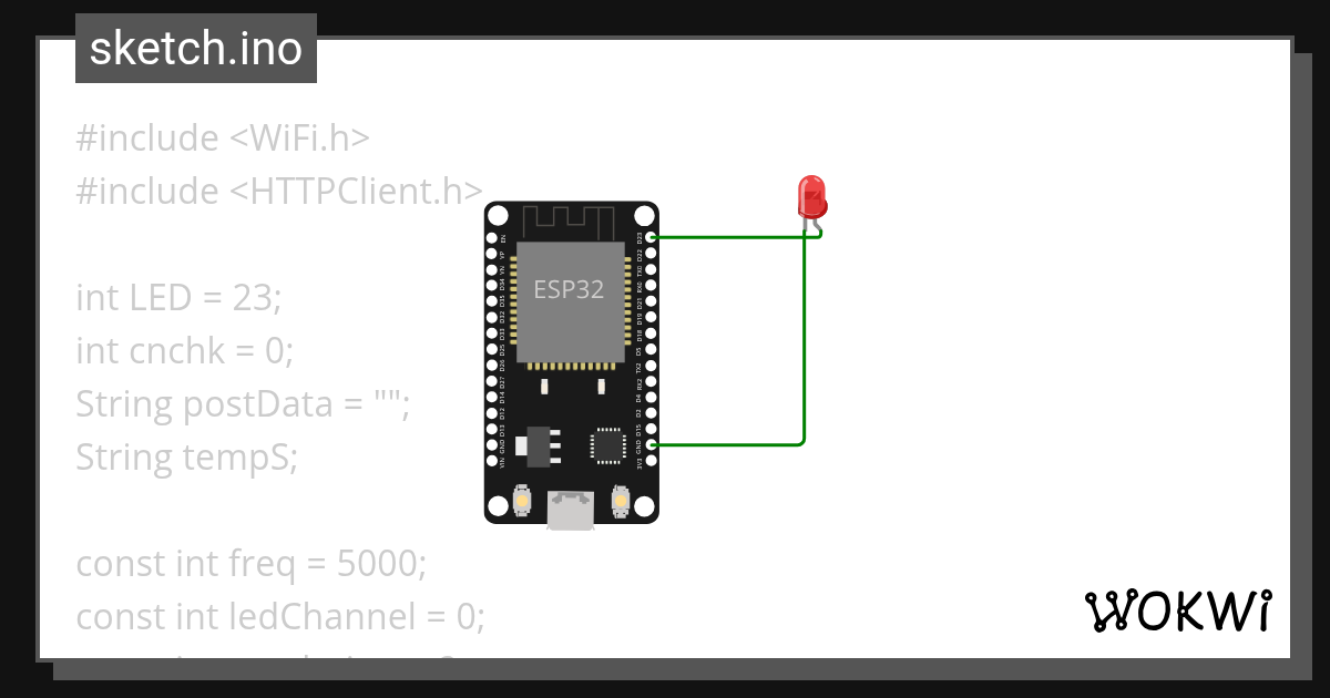 temp is high - Wokwi ESP32, STM32, Arduino Simulator