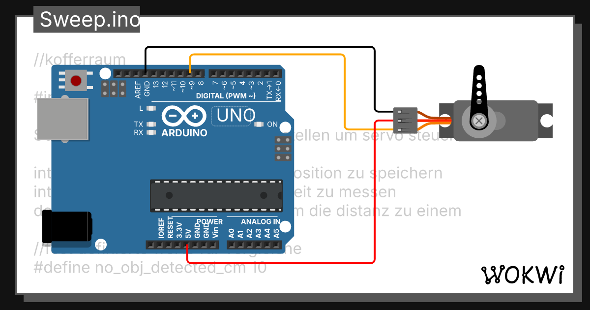 Sweep.ino copy - Wokwi ESP32, STM32, Arduino Simulator