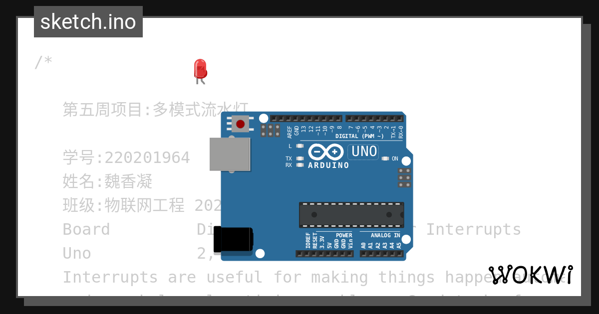 多模式o Wokwi Esp32 Stm32 Arduino Simulator 7011