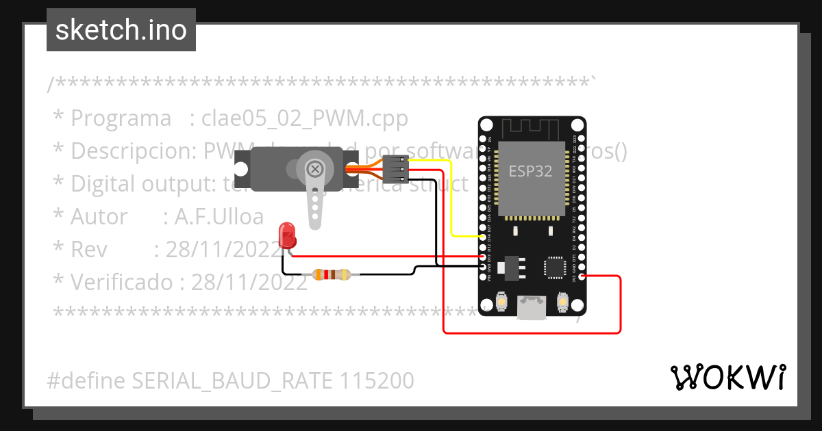 PWM_Soft_servo_LED_ - Wokwi ESP32, STM32, Arduino Simulator