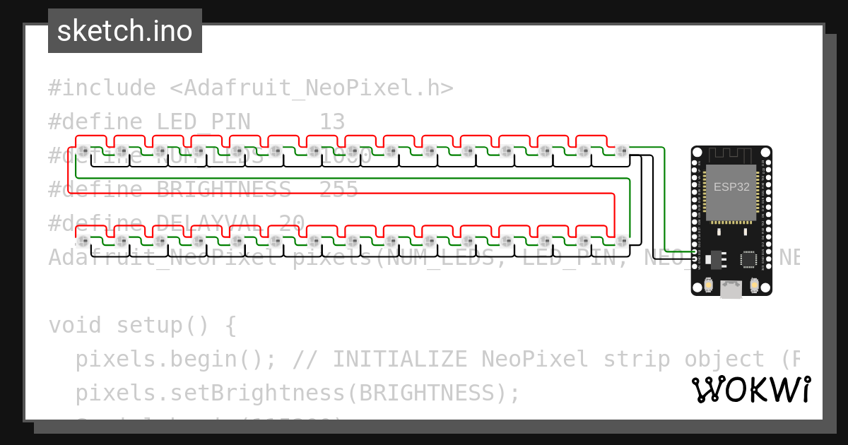 Max Brightness Wokwi Esp32 Stm32 Arduino Simulator 3850