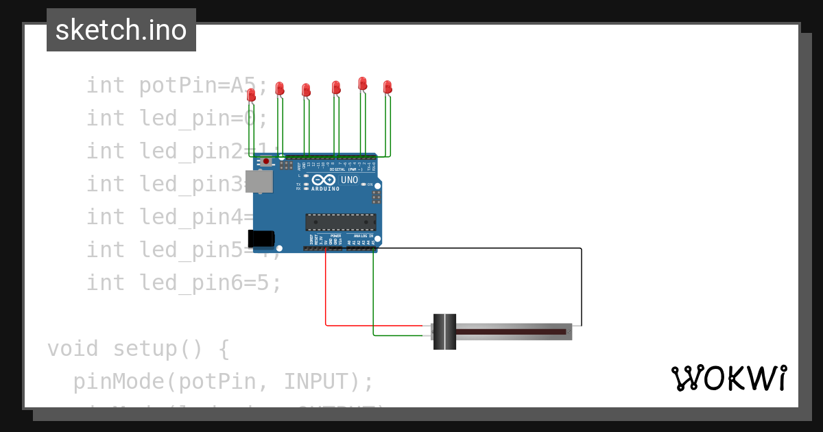 Potenciometar Wokwi Esp32 Stm32 Arduino Simulator 9038