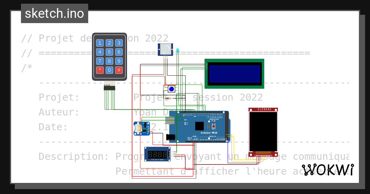 Épreuve Synthèse 2022 Copy Wokwi Esp32 Stm32 Arduino Simulator 6143
