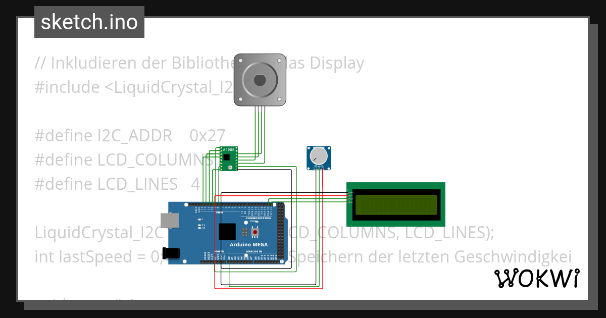 Schrittmotor Wokwi Esp32 Stm32 Arduino Simulator 3063