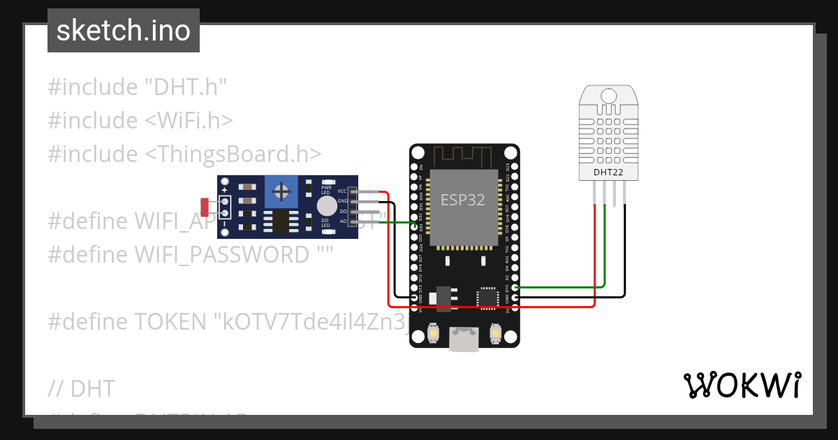 THINGSBOARD - Wokwi ESP32, STM32, Arduino Simulator