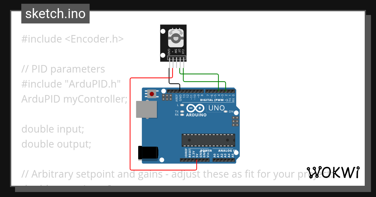 1 Encoders And Pid Librarys Wokwi Esp32 Stm32 Arduino Simulator