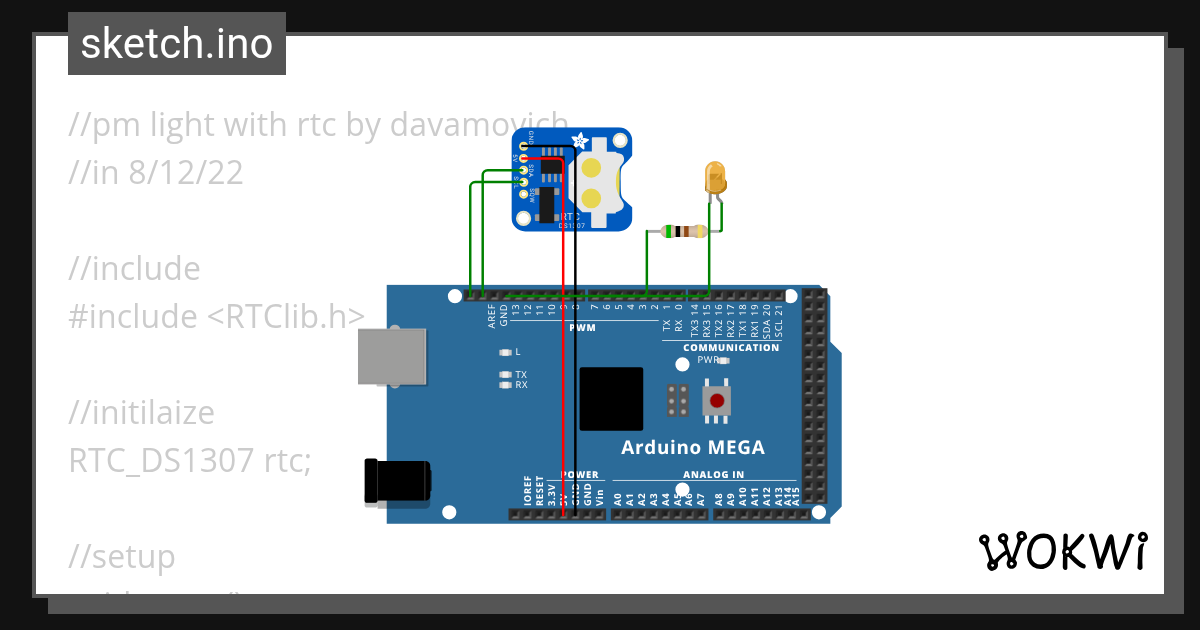 Servo Rtc Wokwi Esp32 Stm32 Arduino Simulator 