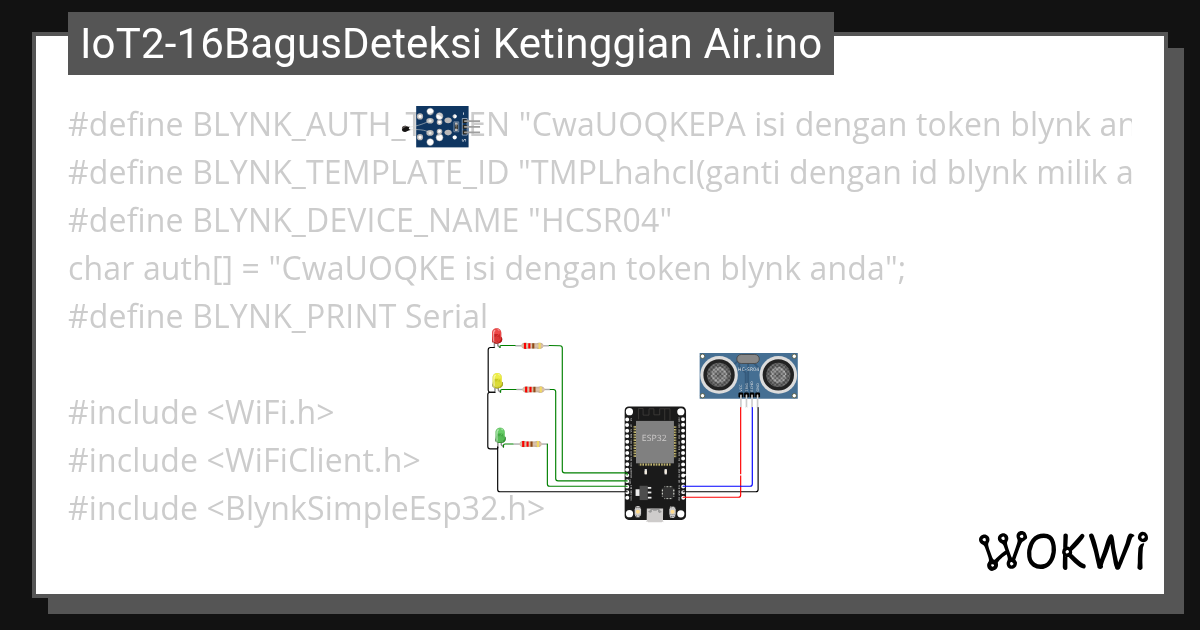 IoT2-16BagusDeteksi Ketinggian Air.ino copy - Wokwi ESP32, STM32, Arduino Simulator