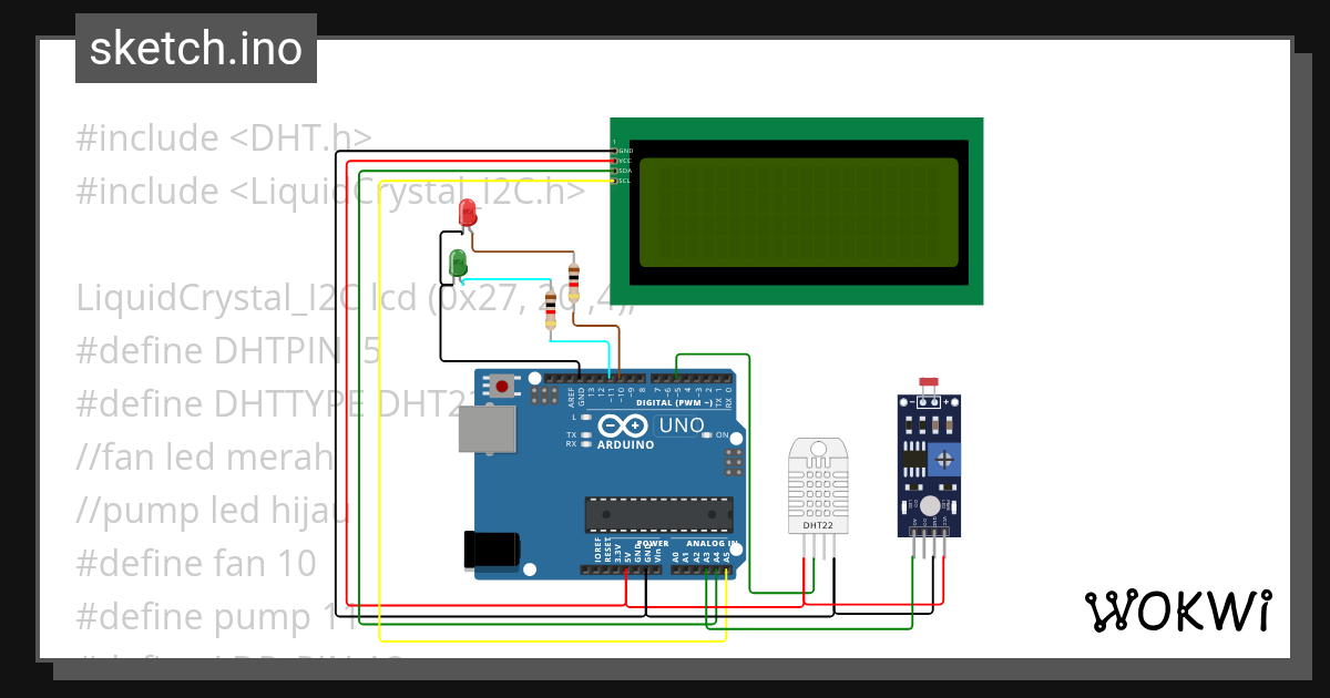 Sensor Dhtldr Wokwi Esp32 Stm32 Arduino Simulator