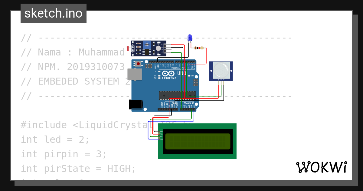 Muhammad Rafli 2019310073 Sembeded Wokwi Esp32 Stm32 Arduino Simulator