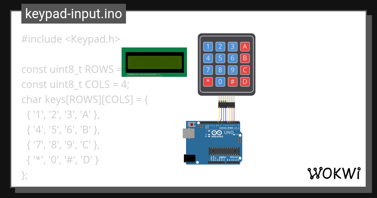 keypad-input.ino copy - Wokwi ESP32, STM32, Arduino Simulator