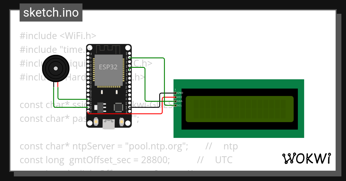 sketch.ino - Wokwi ESP32, STM32, Arduino Simulator