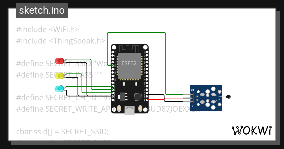 Lab 6 - Wokwi ESP32, STM32, Arduino Simulator