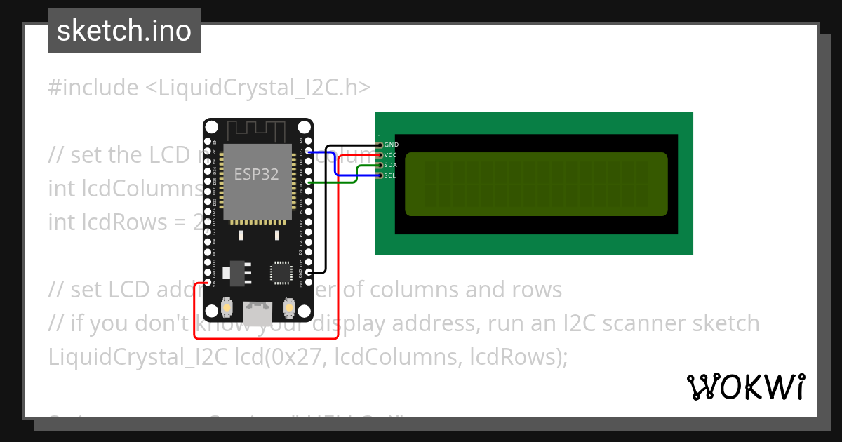 scrolling - Wokwi ESP32, STM32, Arduino Simulator