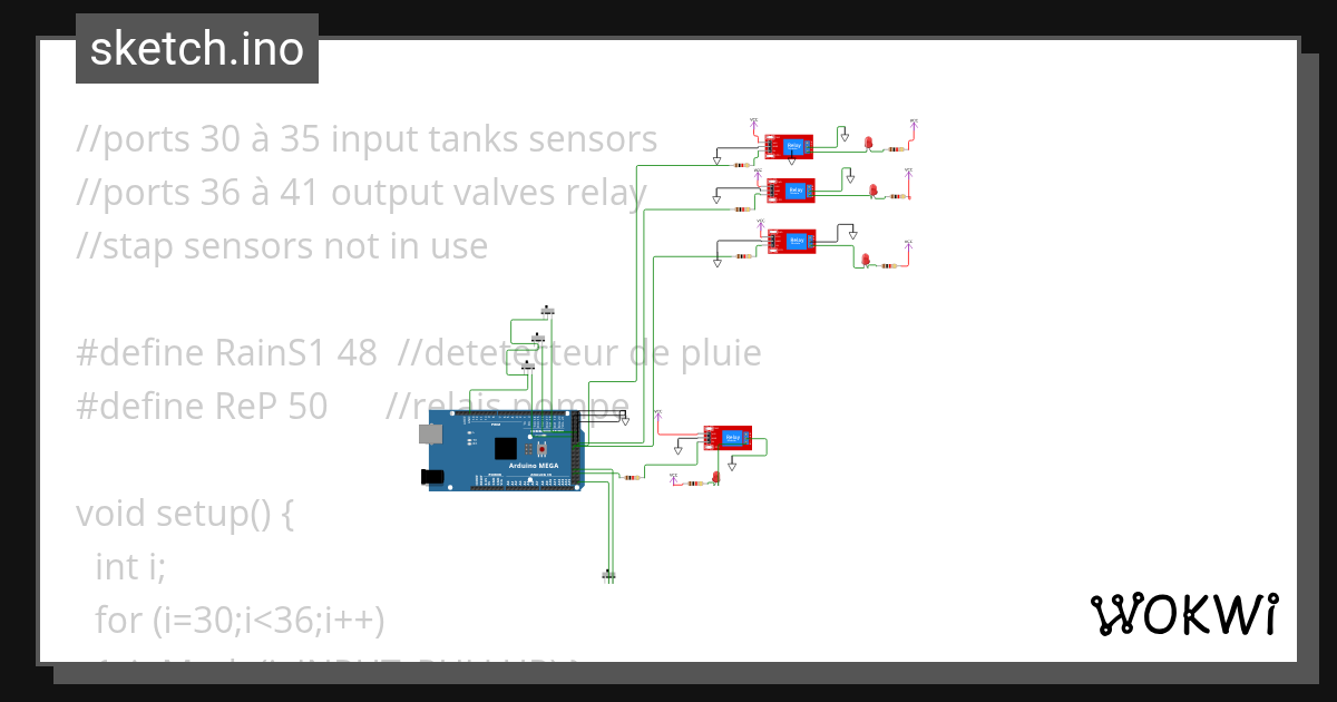Tank V2.ino - Wokwi ESP32, STM32, Arduino Simulator