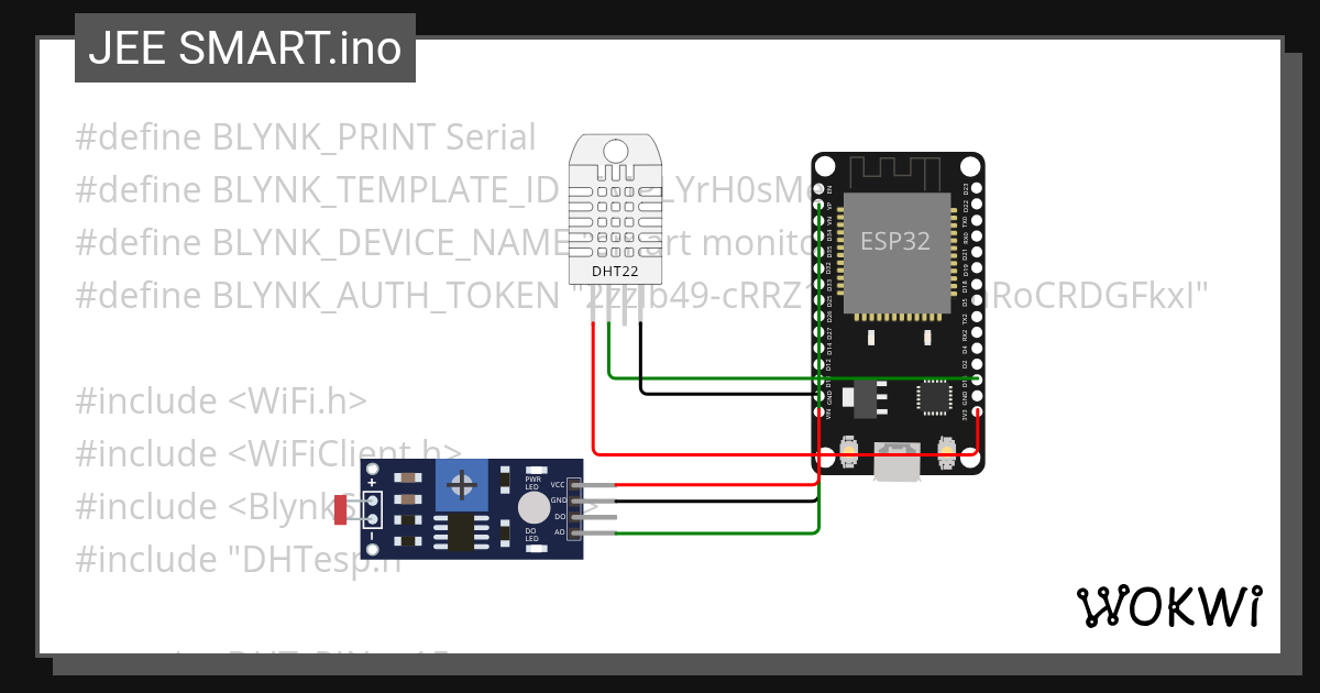 JEE SMART.ino - Wokwi ESP32, STM32, Arduino Simulator