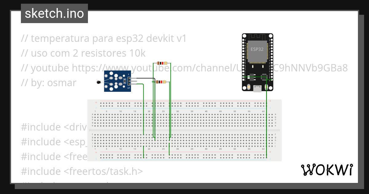 sketch.ino - Wokwi ESP32, STM32, Arduino Simulator