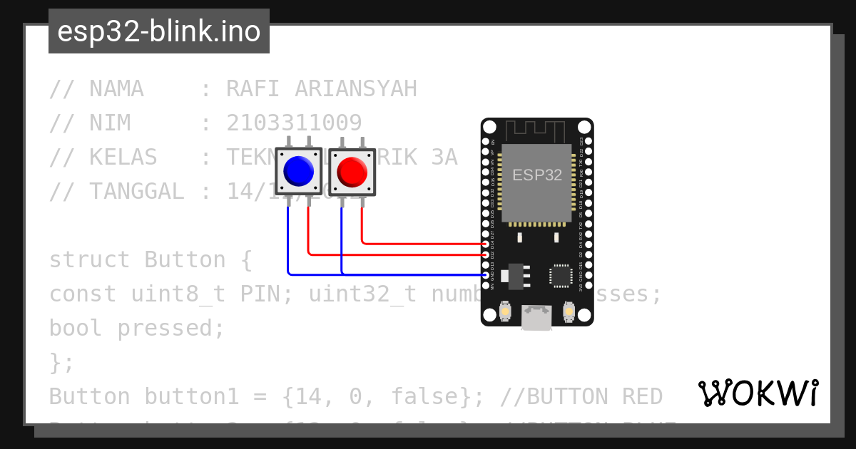 Rafi Ariansyah Wokwi Esp32 Stm32 Arduino Simulator