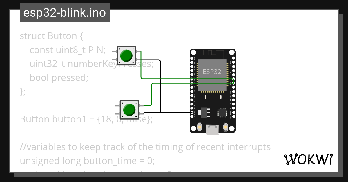 Zagas Ferdyan _ Tugas 1 Interrupt copy - Wokwi ESP32, STM32, Arduino Simulator