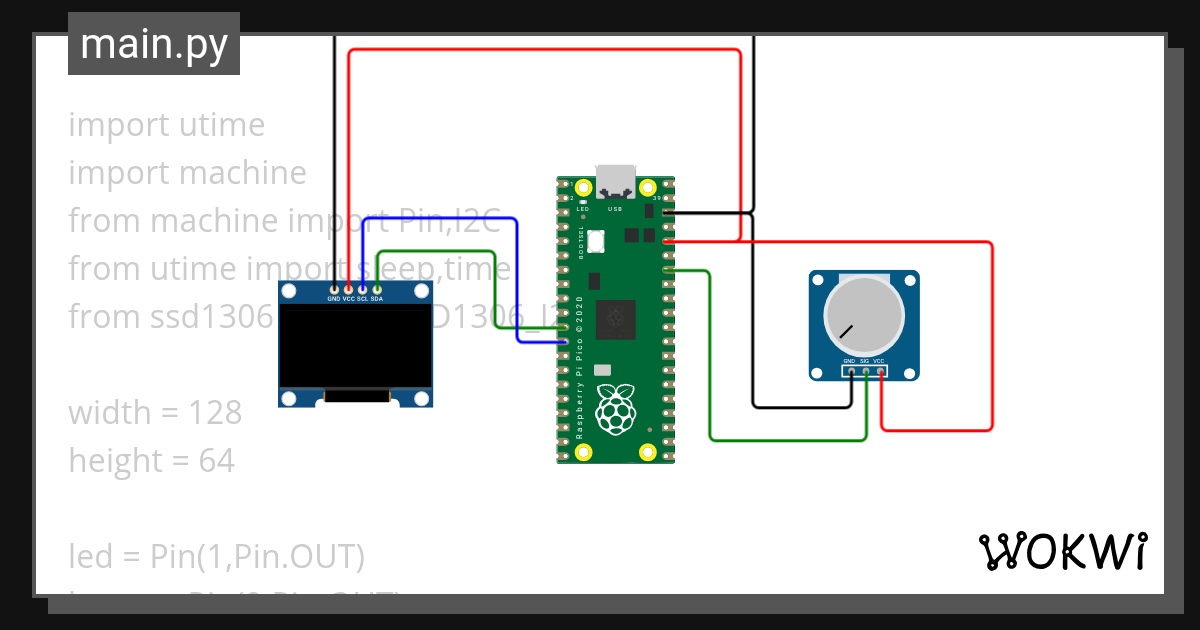 Oled Screen Interfacing With Pot Copy Wokwi Esp32 Stm32 Arduino 1734