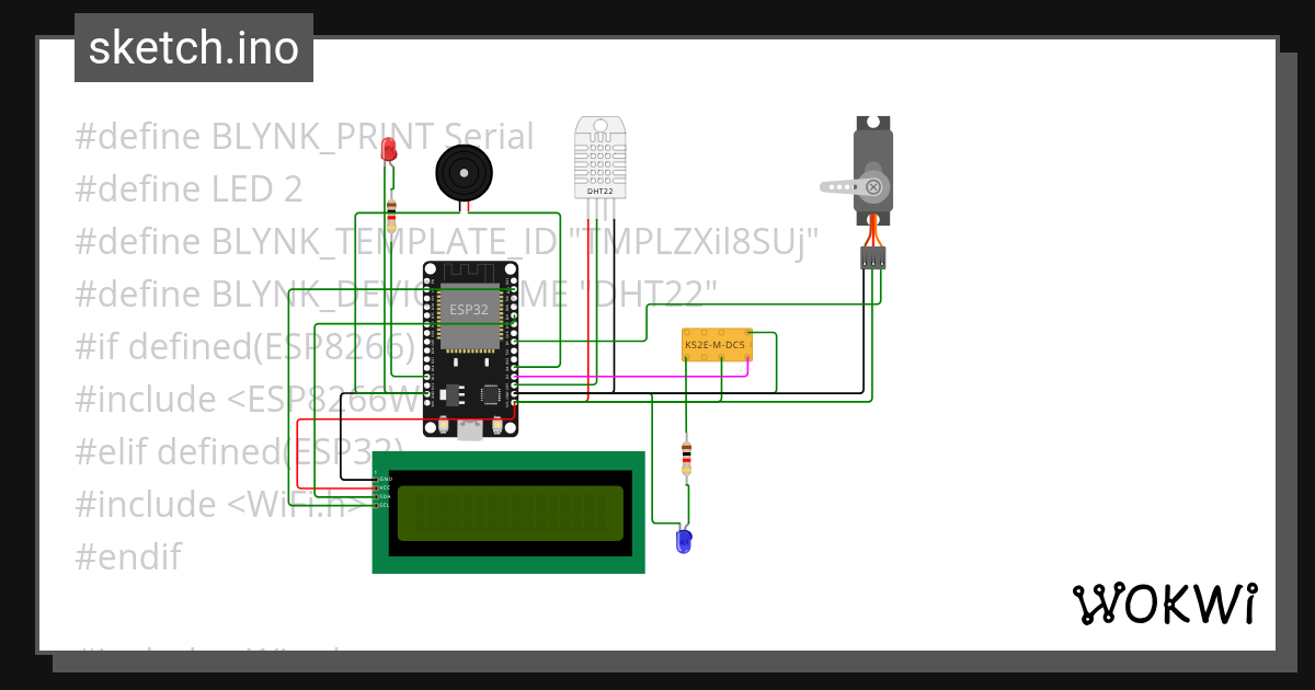Window Automation - Wokwi ESP32, STM32, Arduino Simulator