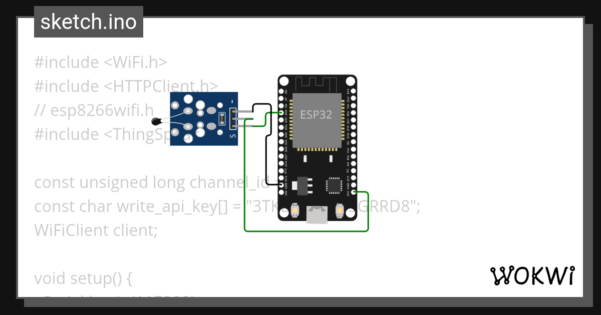 thingspeak_conn - Wokwi ESP32, STM32, Arduino Simulator