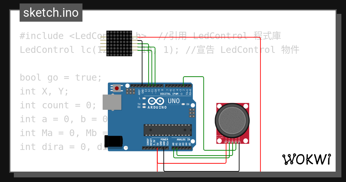 Joycon Ledmatrix Wokwi Esp32 Stm32 Arduino Simulator