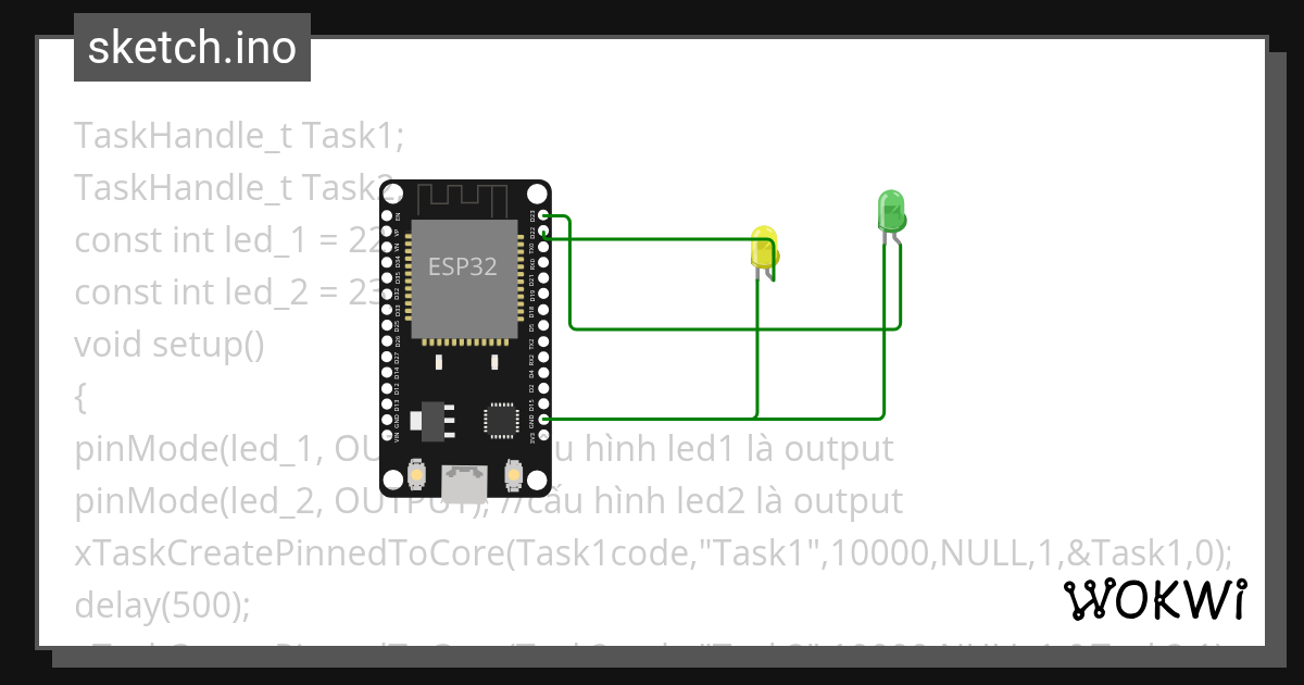 lab1-2- iot - Wokwi ESP32, STM32, Arduino Simulator