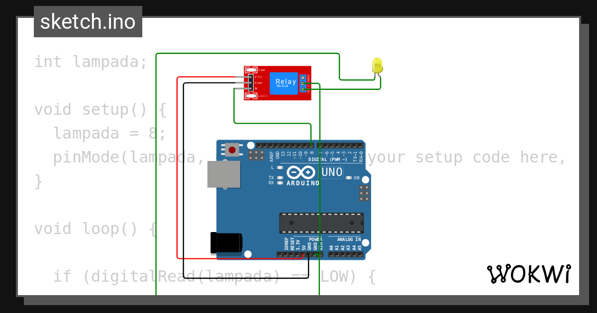 Modulo Rele Pulsante Wokwi Esp32 Stm32 Arduino Simulator