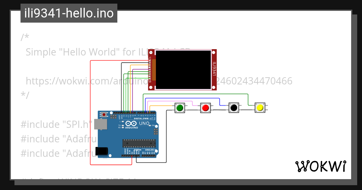 ili9341-hello.ino copy - Wokwi ESP32, STM32, Arduino Simulator
