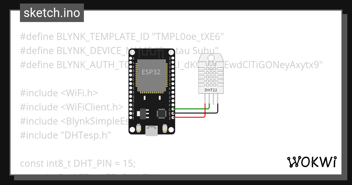 Sensor Dhtblynk Wokwi Esp32 Stm32 Arduino Simulator 2998