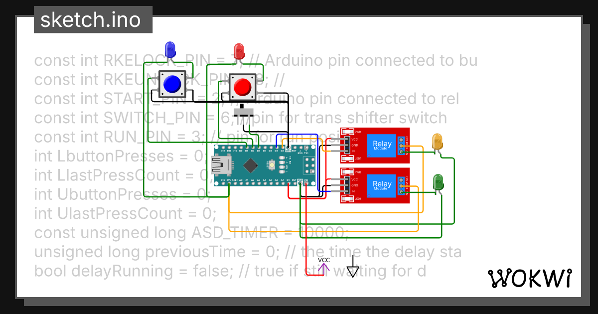 RemoteStart.ino timer - Wokwi ESP32, STM32, Arduino Simulator