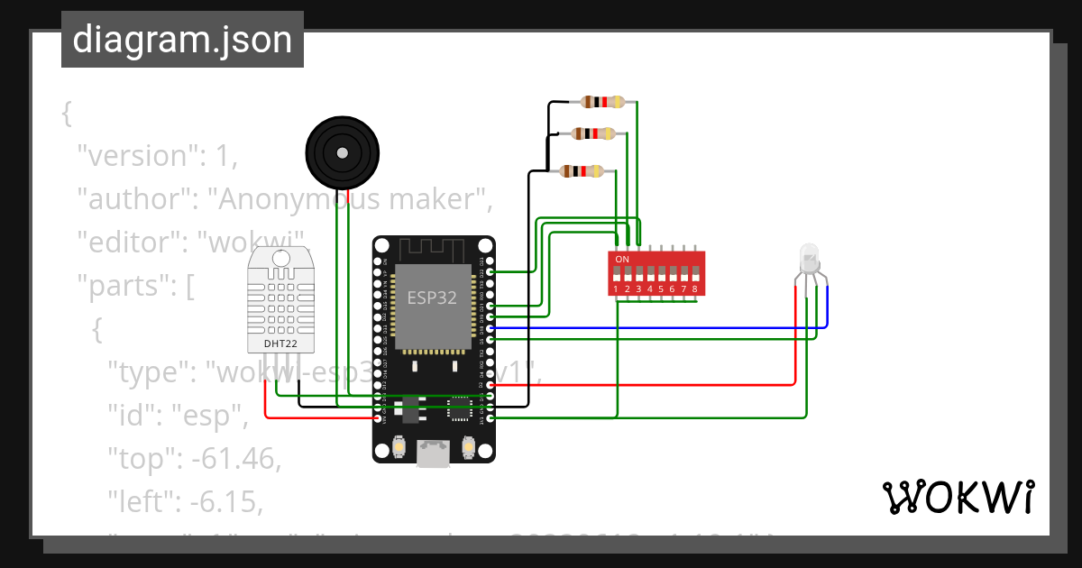 Untitled project - Wokwi ESP32, STM32, Arduino Simulator