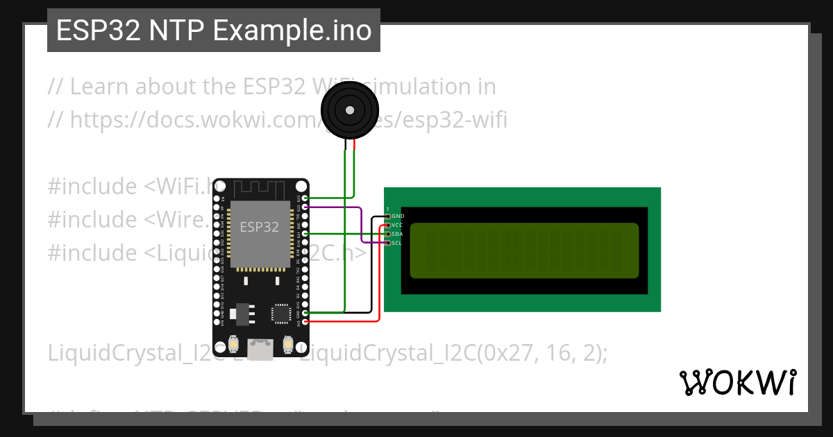ESP32 NTP Example.ino copy - Wokwi ESP32, STM32, Arduino Simulator