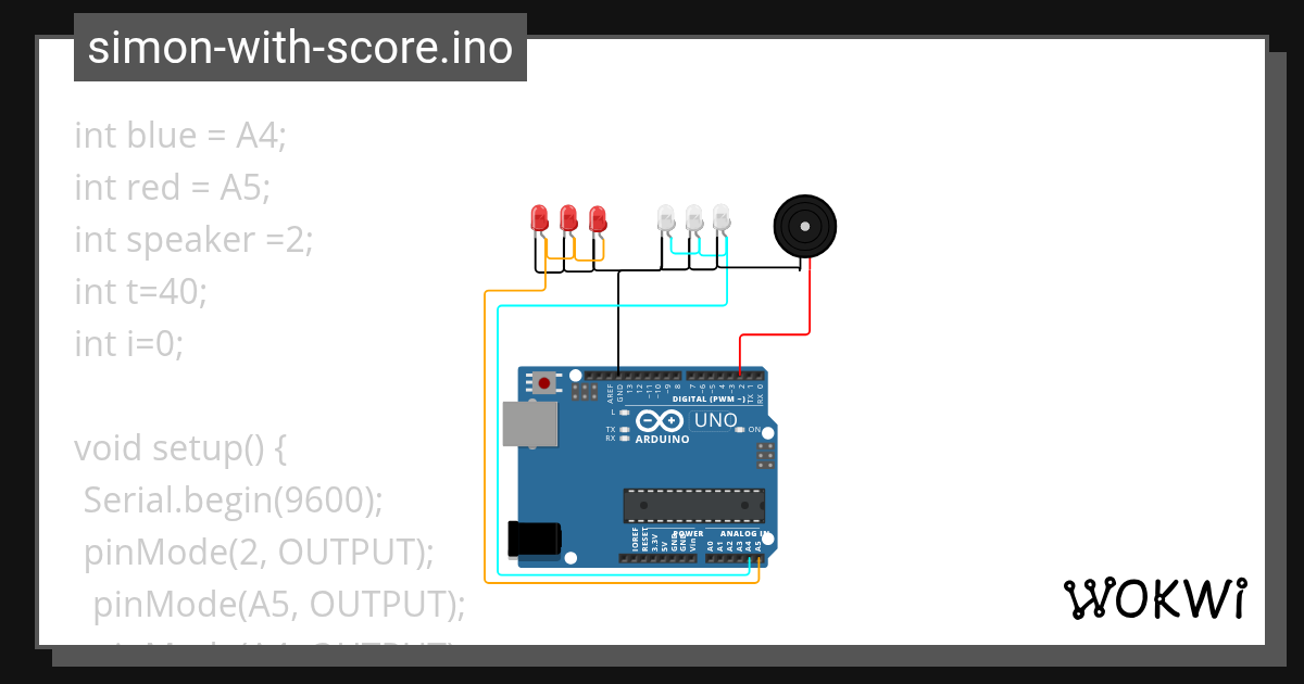 Simon With O Copy Wokwi Esp32 Stm32 Arduino Simulator 