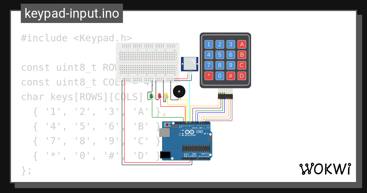 Mini Alarm System Wokwi Esp32 Stm32 Arduino Simulator 2941