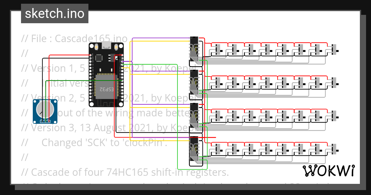 sketch.ino - Wokwi ESP32, STM32, Arduino Simulator