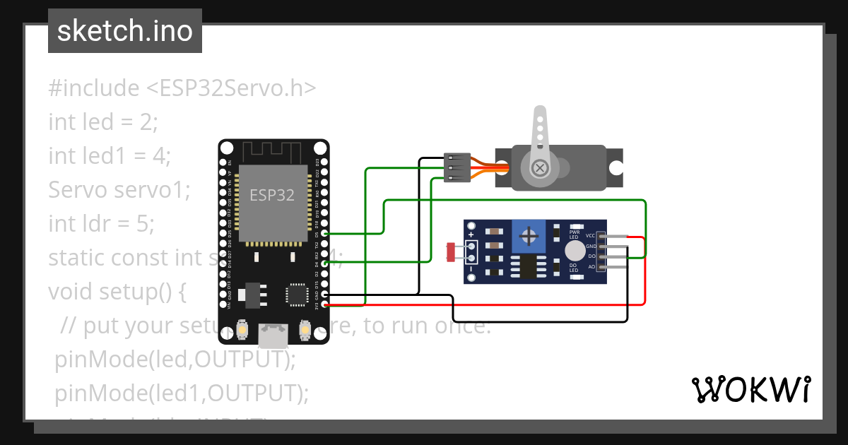 ESP32 with servo copy - Wokwi ESP32, STM32, Arduino Simulator