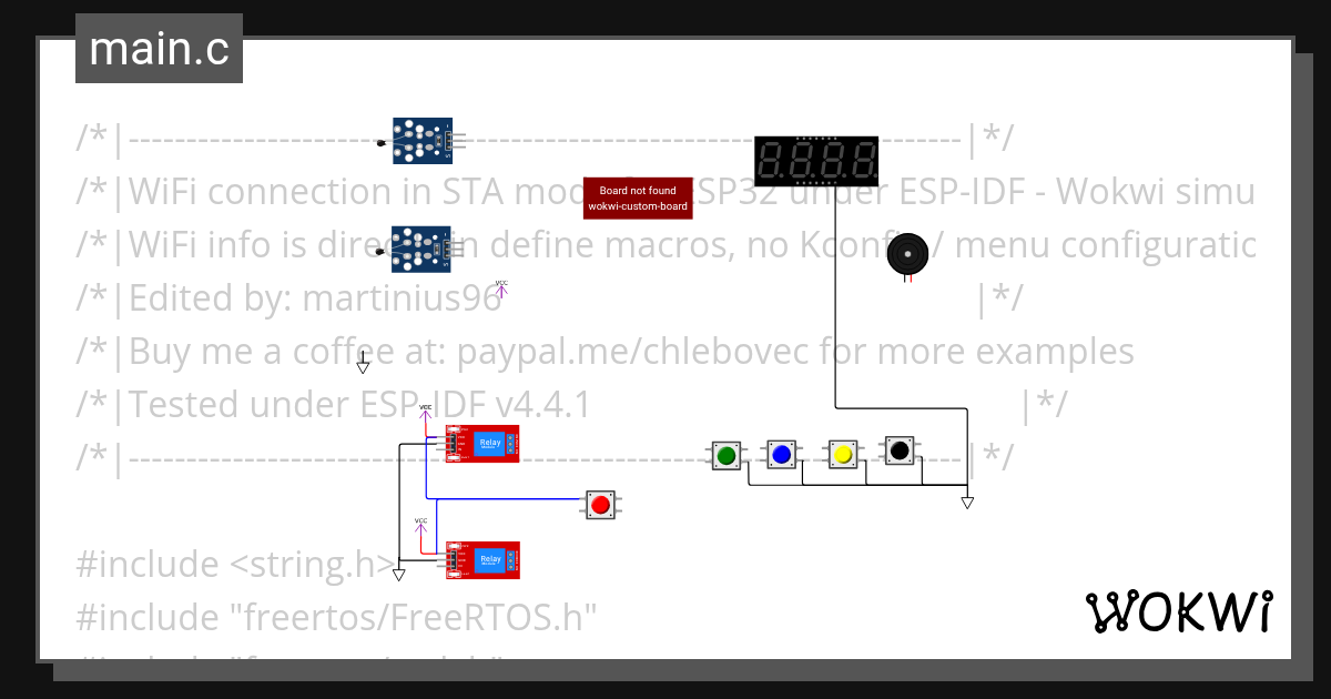 ESP-toaster-轩 - Wokwi ESP32, STM32, Arduino Simulator