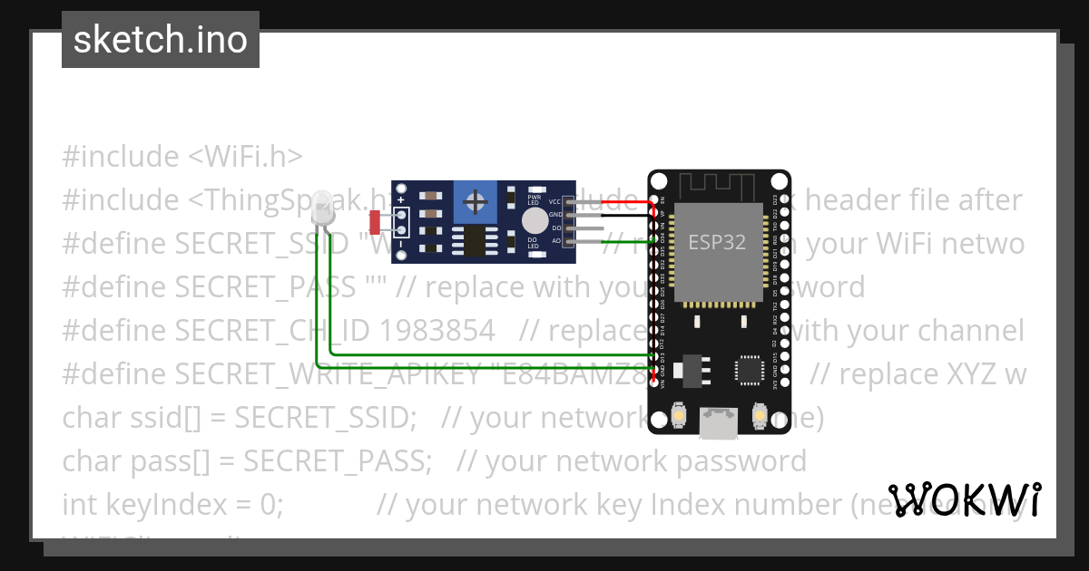 Ex14.ino - Wokwi ESP32, STM32, Arduino Simulator