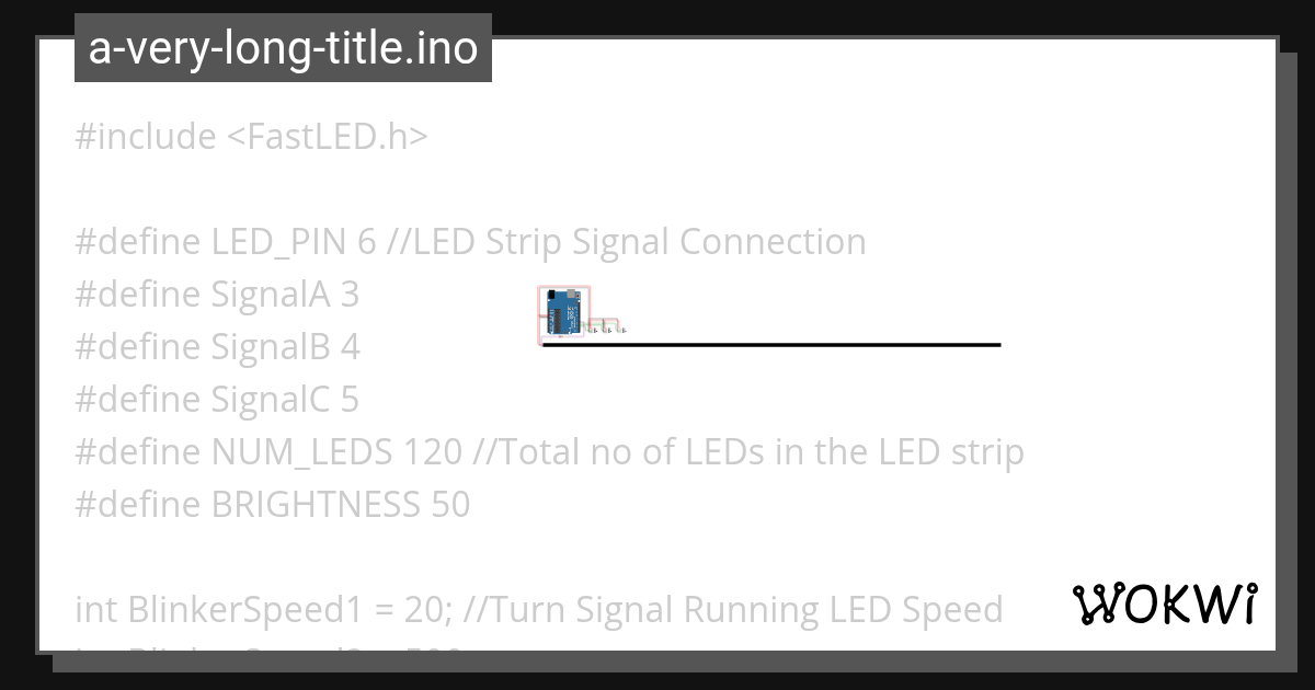 a-very-long-title.ino - Wokwi ESP32, STM32, Arduino Simulator