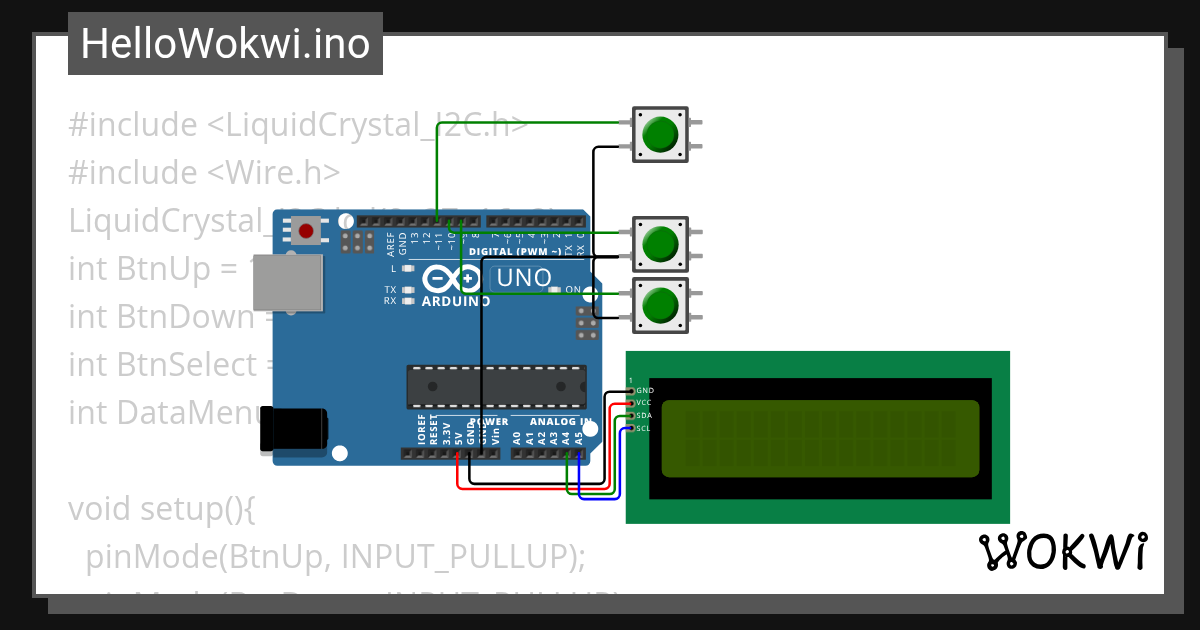 Lv6 Bài 4 Lcd Wokwi Esp32 Stm32 Arduino Simulator