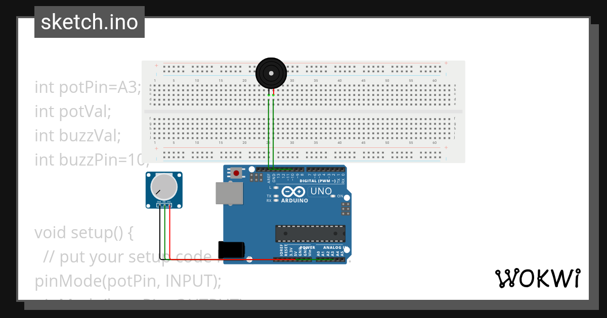 Buzzer - Wokwi ESP32, STM32, Arduino Simulator