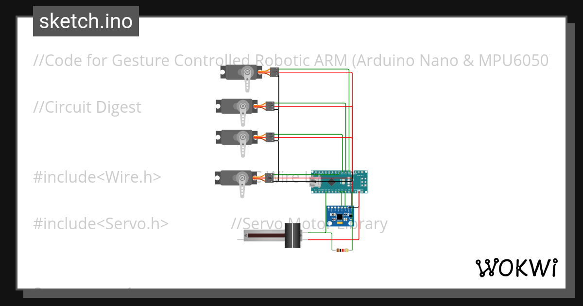 sketch.ino - Wokwi ESP32, STM32, Arduino Simulator