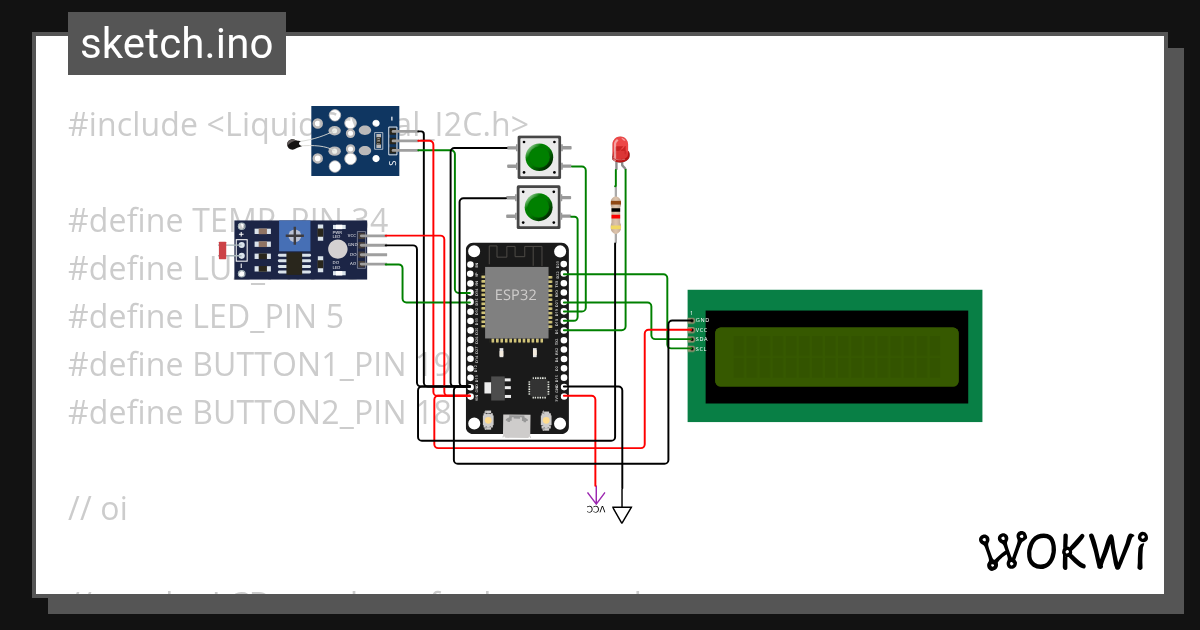 Embarcados P3 Simples Wokwi Esp32 Stm32 Arduino Simulator 