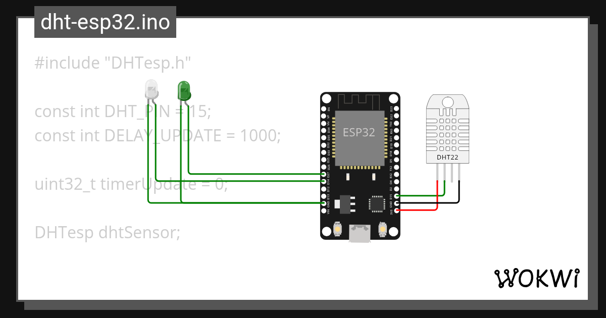 dht-esp32.ino - Wokwi ESP32, STM32, Arduino Simulator