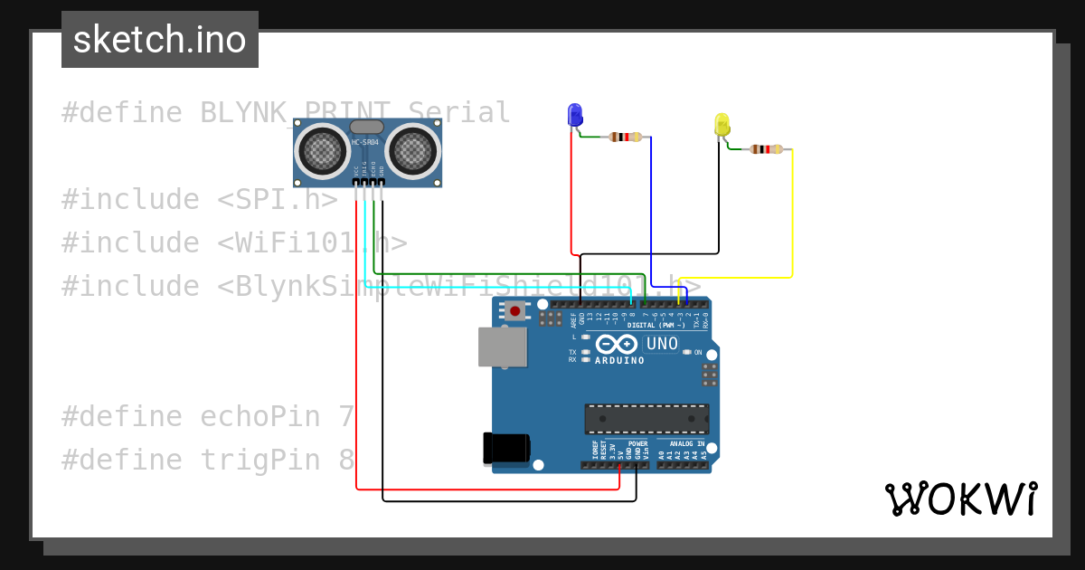 Deteksi Loop Air Wokwi Esp32 Stm32 Arduino Simulator 0838