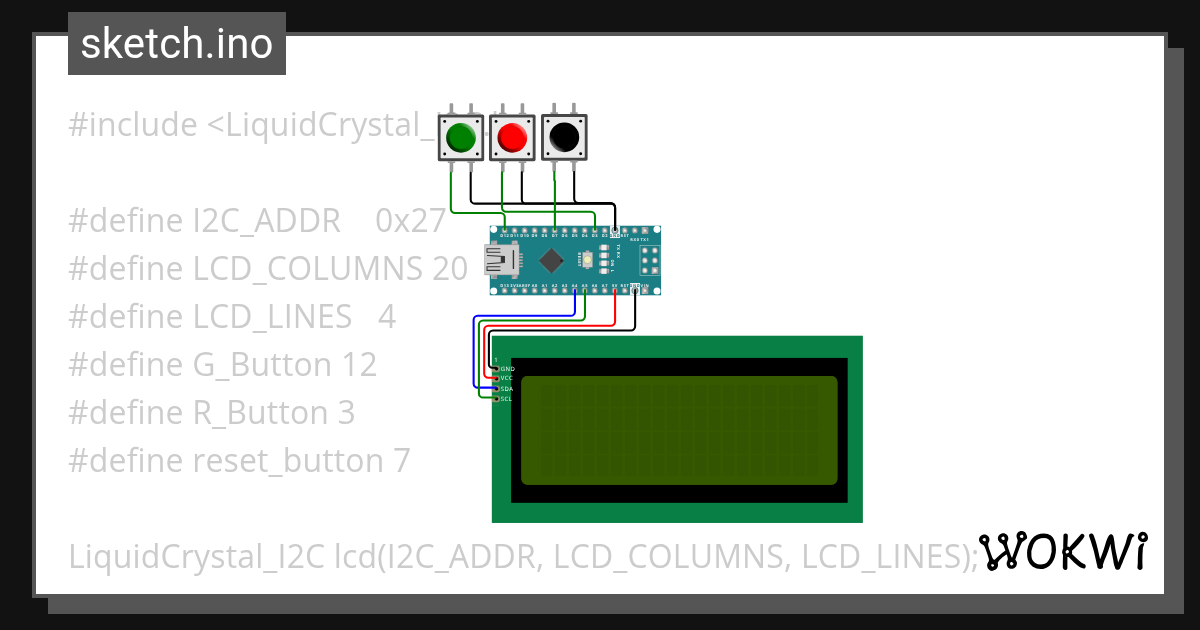 sketch.ino - Wokwi ESP32, STM32, Arduino Simulator