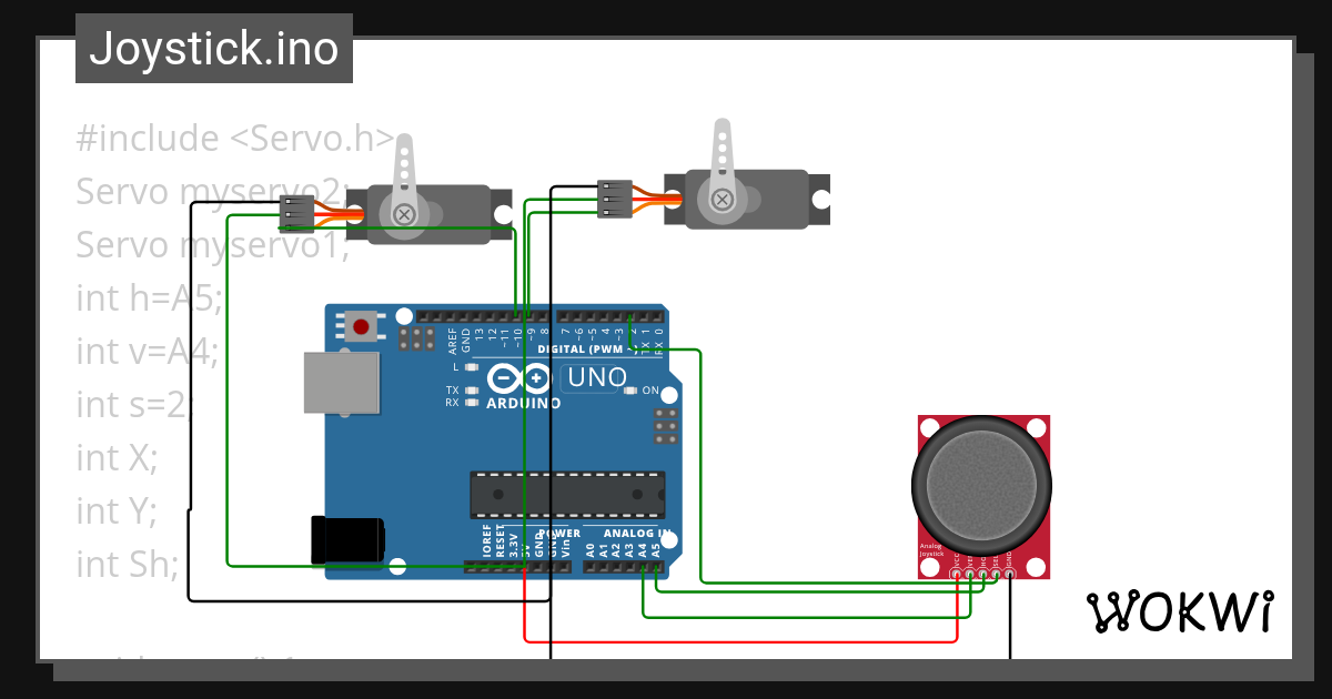 Joystick.ino - Wokwi ESP32, STM32, Arduino Simulator