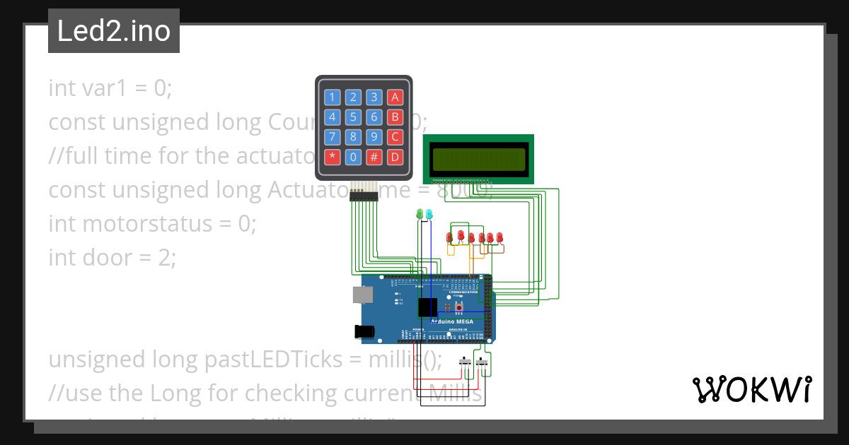 final led continue copy - Wokwi ESP32, STM32, Arduino Simulator